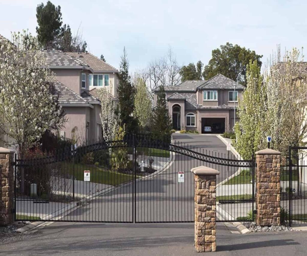 Advanced Residential Gate Access Control System for Home Security